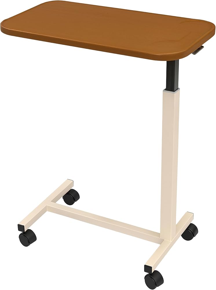 Ratchet Overbed Table with Casters – Mobility Centre